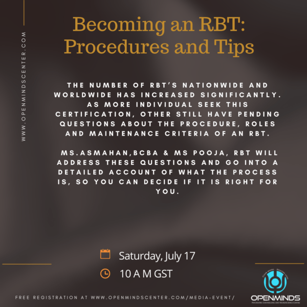 Webinar: Becoming an RBT: Procedures and Tips - OPENMINDS Psychiatry ...