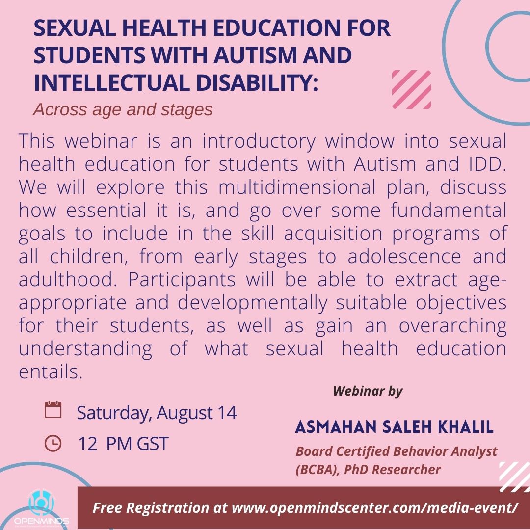 Webinar: Sexual health education for students with Autism and ...
