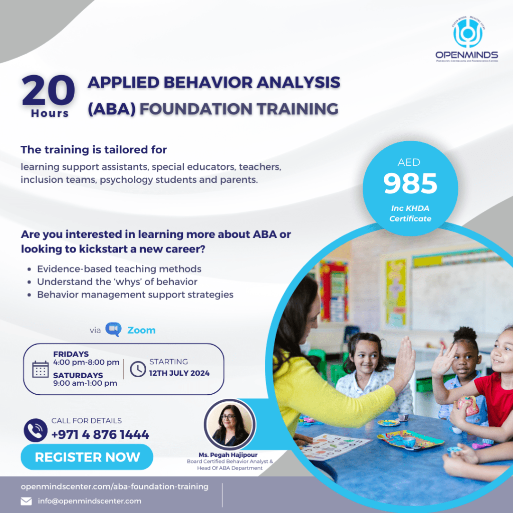 ABA (Applied Behavior Training) Foundation Training - OPENMINDS ...